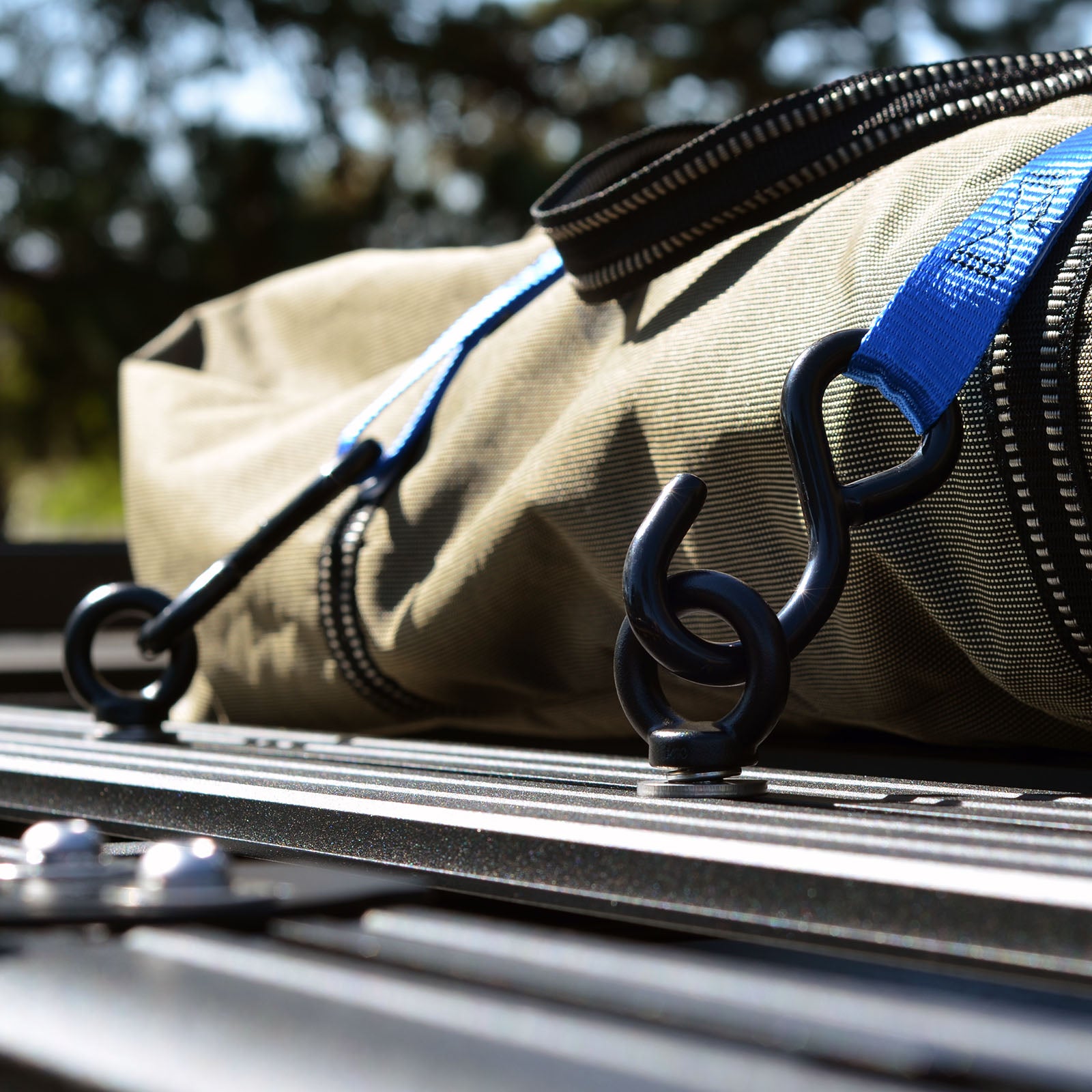 Eye Bolt Tie Down Kit – Black Powder Coated – Essential 4x4