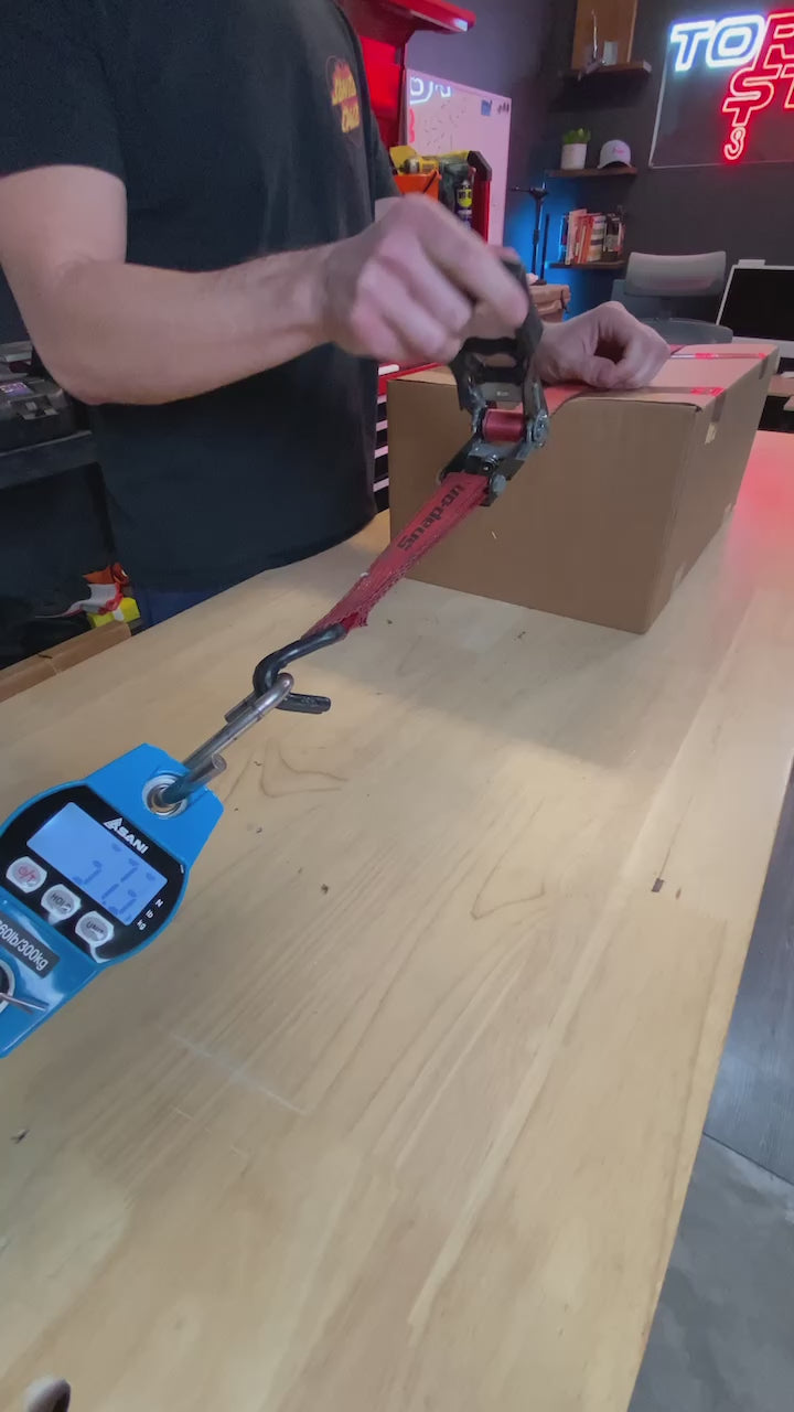 TorkStrap M500 | Spring Loaded Tie Down Straps (680kg Break Strength ...