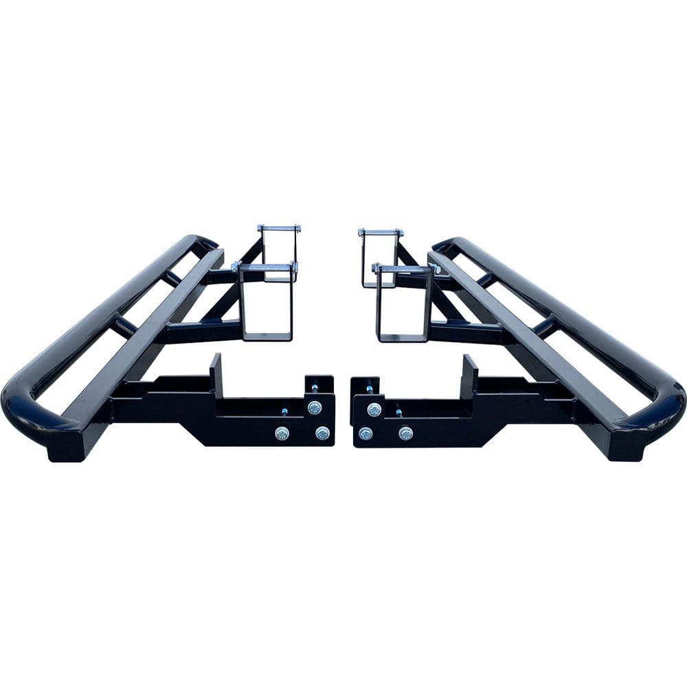 Toyota Hilux N70 ANGLED Rock Sliders / Side Steps – Powdercoated ...